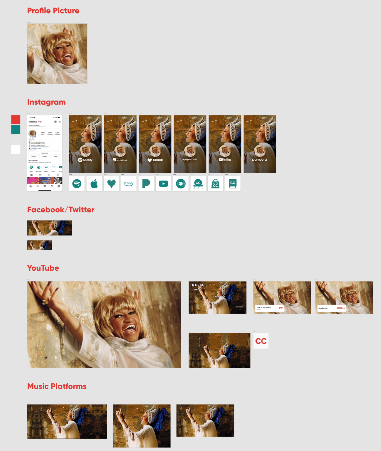 Celia Cruz – Digital Revitalization & Legacy Management – Daniel Falquez